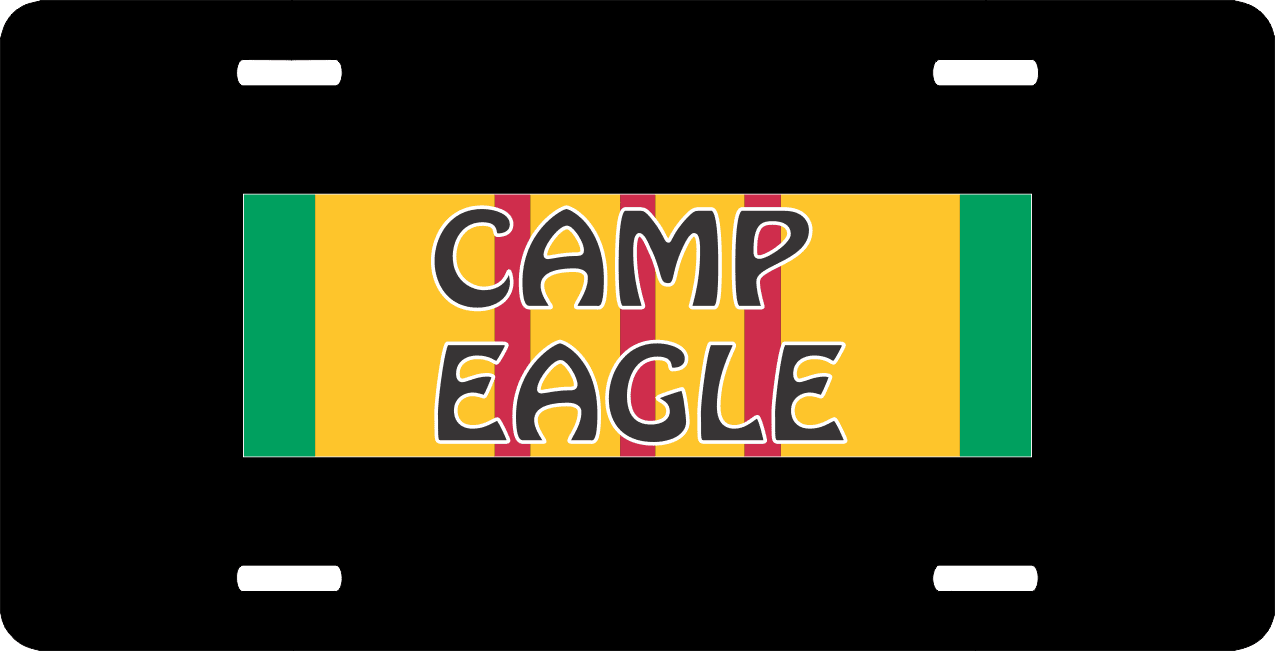 Camp Eagle Vietnam License Plate