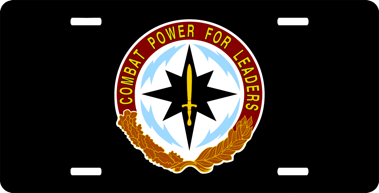 CECOM Unit Crest License Plate