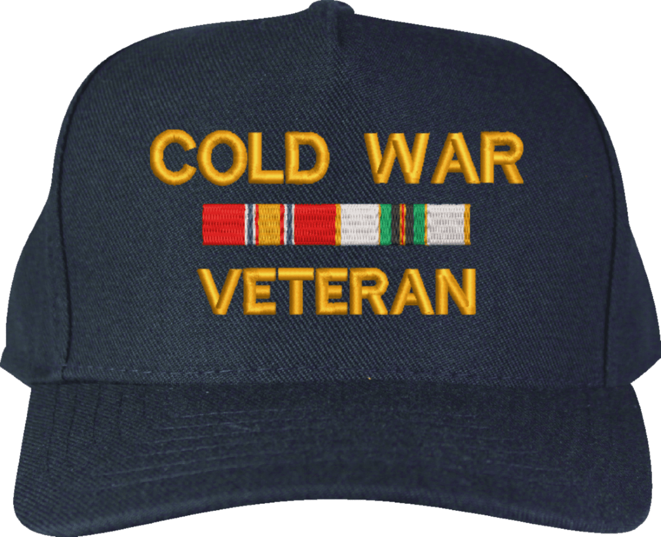 Cold War Veteran War Conflict Ribbon Cap