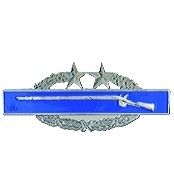 Combat Infantry Badge CIB 3rd Award Lapel Pin - Oxidized