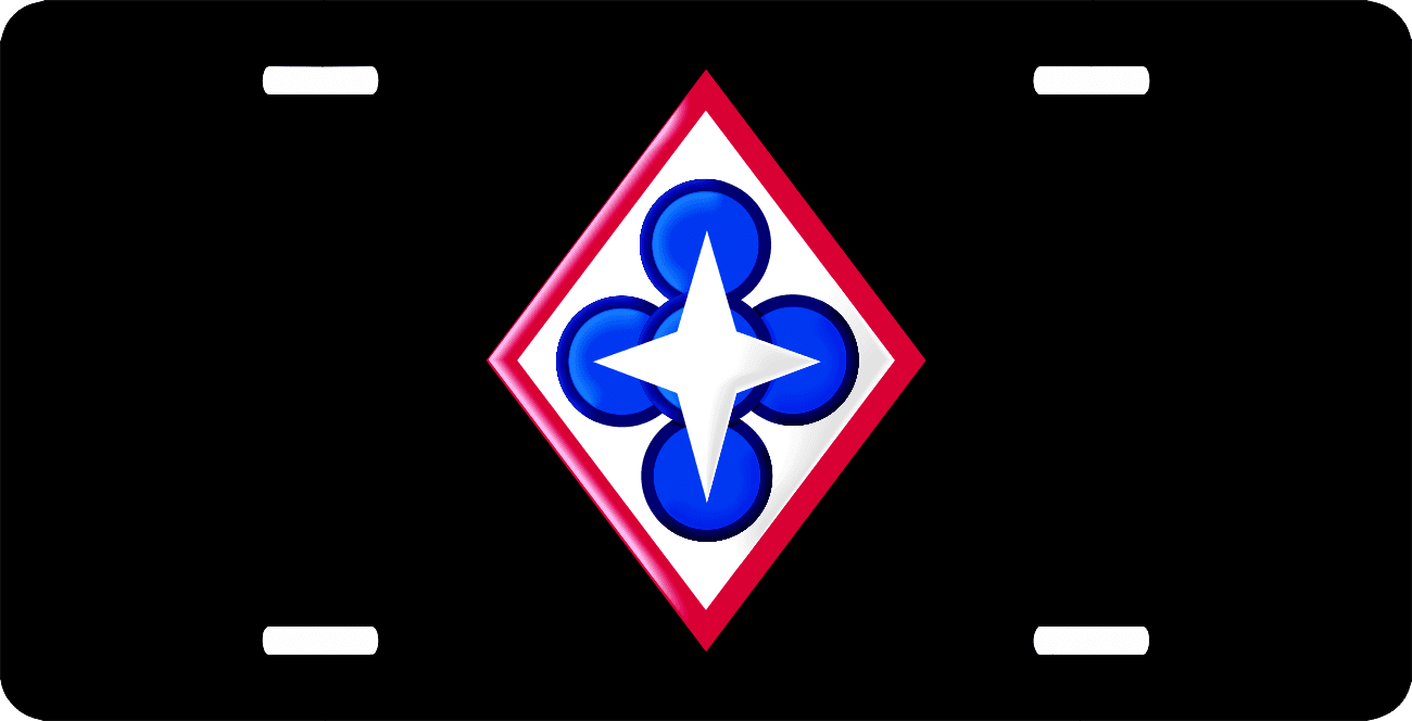 Combined Arms Support Command License Plate