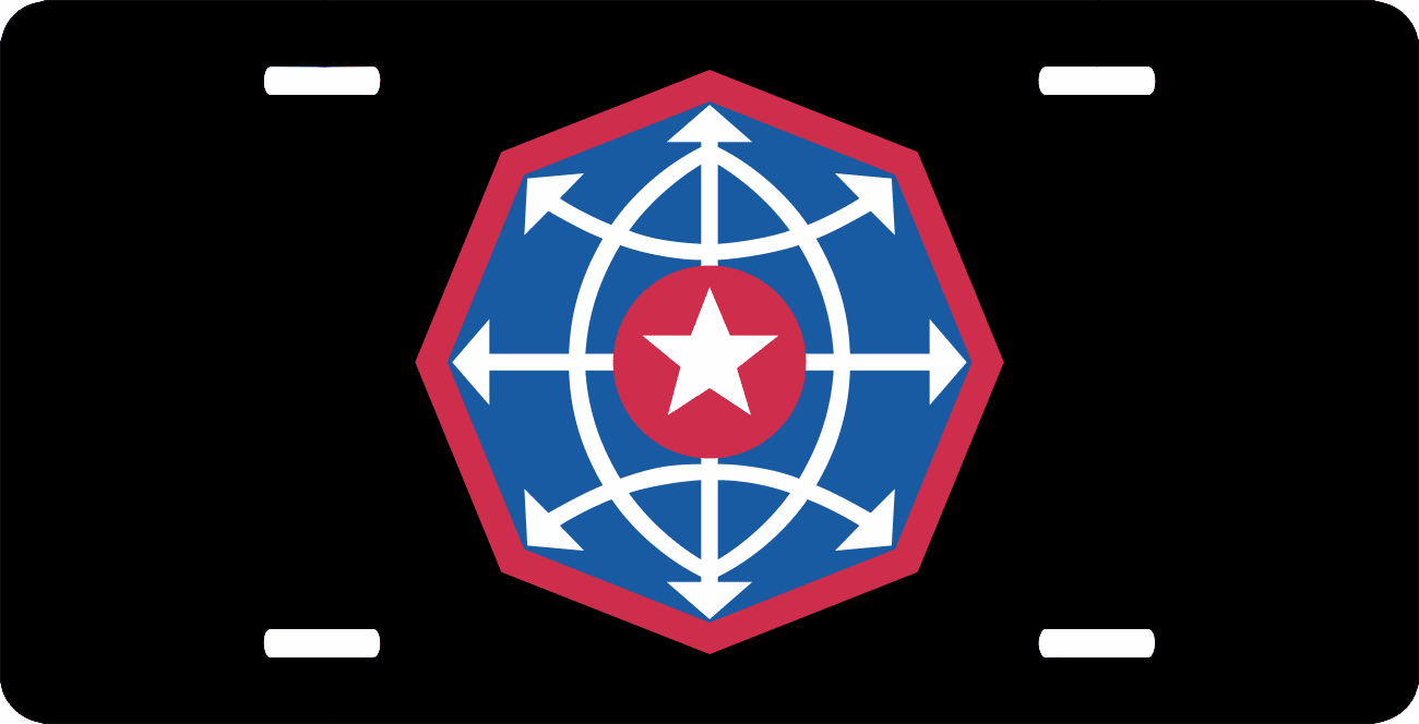 Criminal Investigation Command License Plate