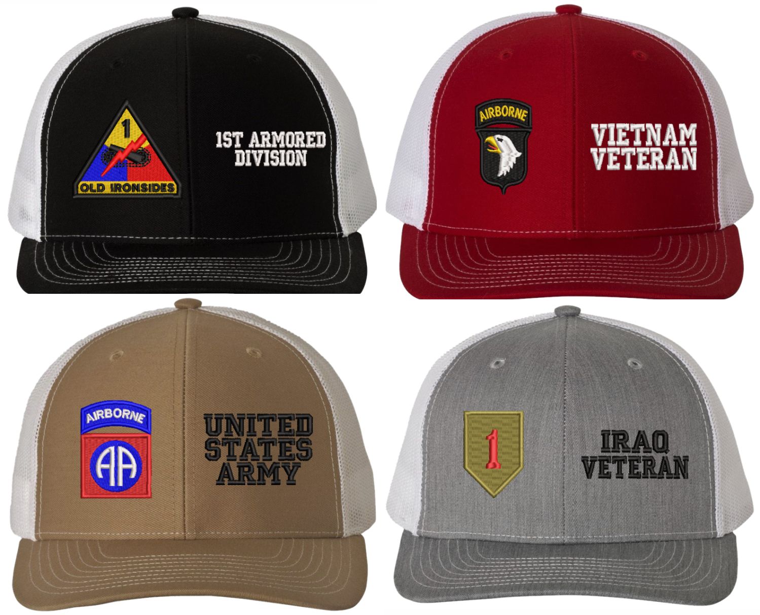 Custom Army Split Cap (Made in America)