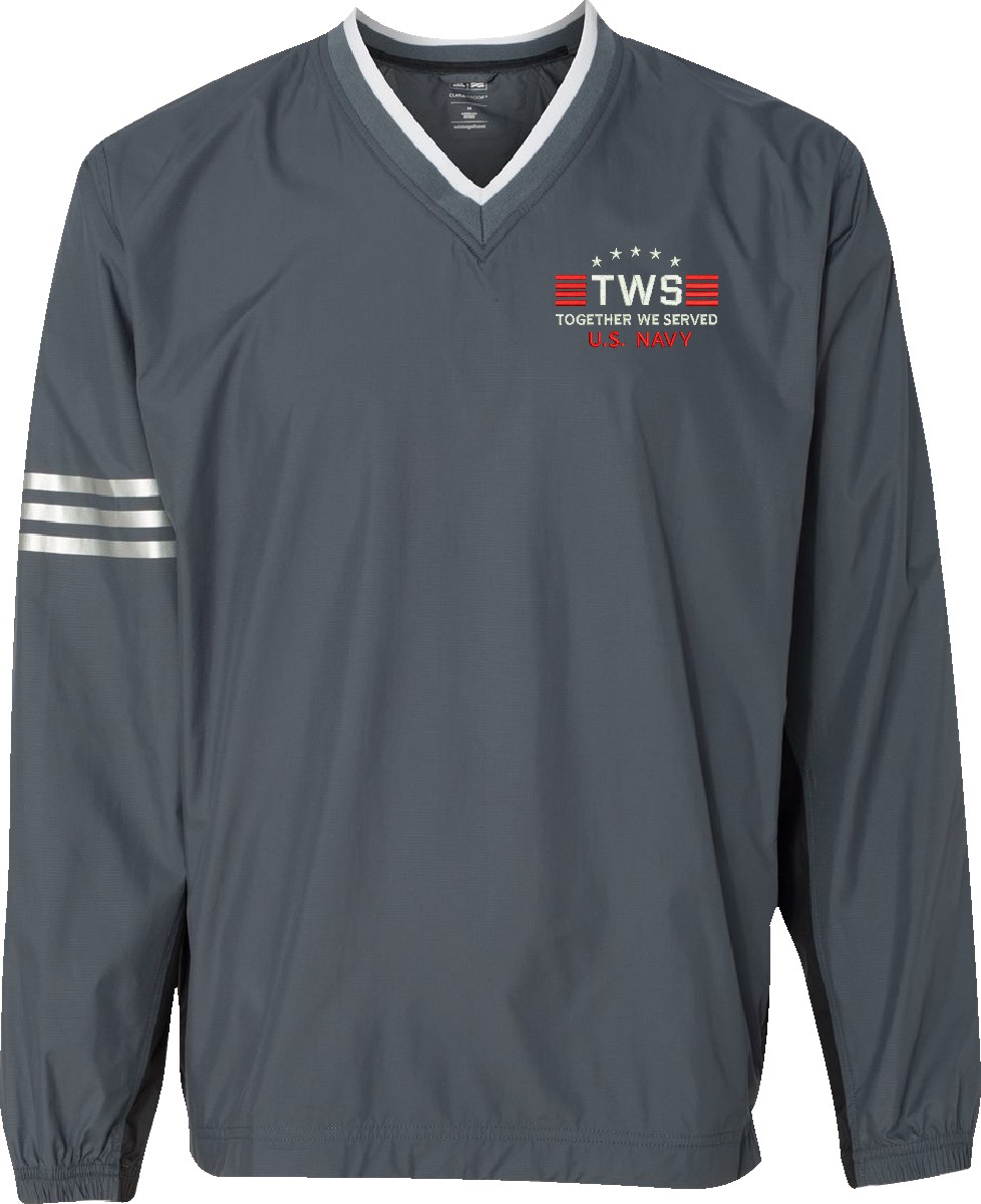 Custom Embroidered Together We Served U.S. Navy Adidas Windshirt