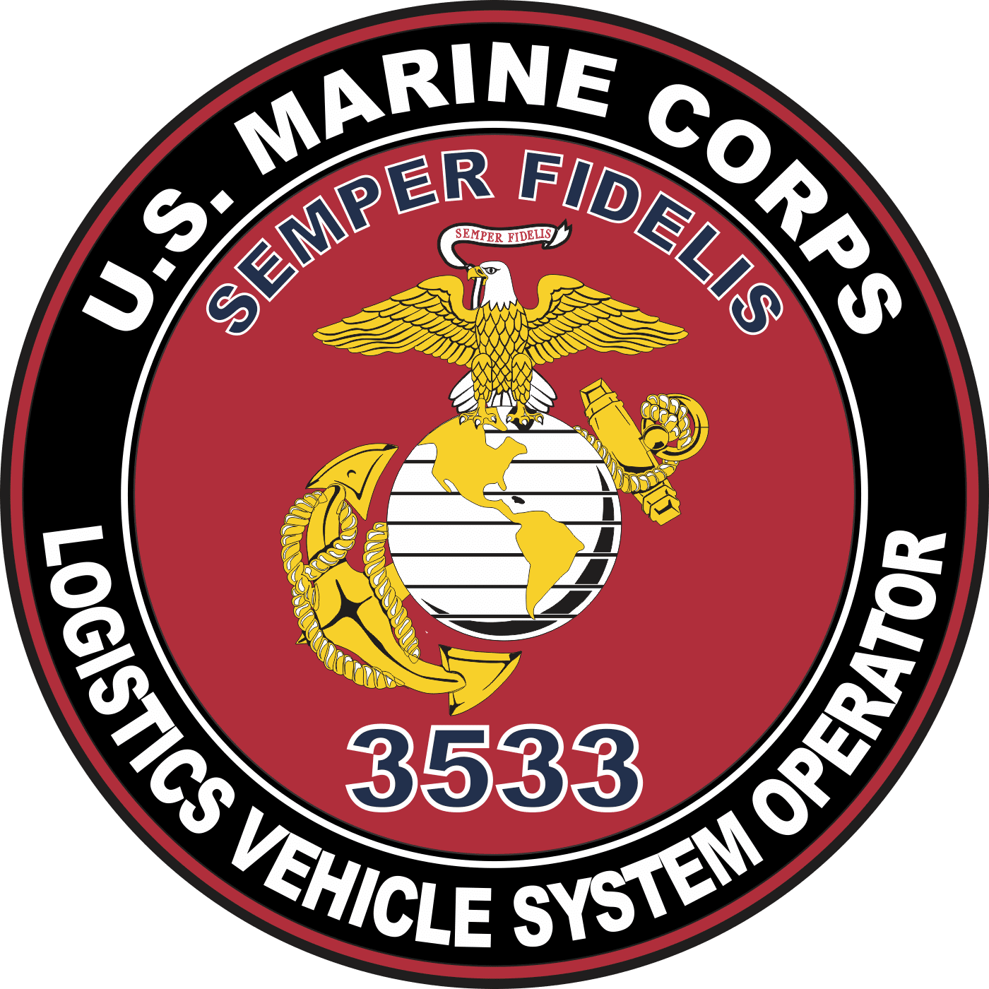 Custom U.S. Marine Corps MOS Decal