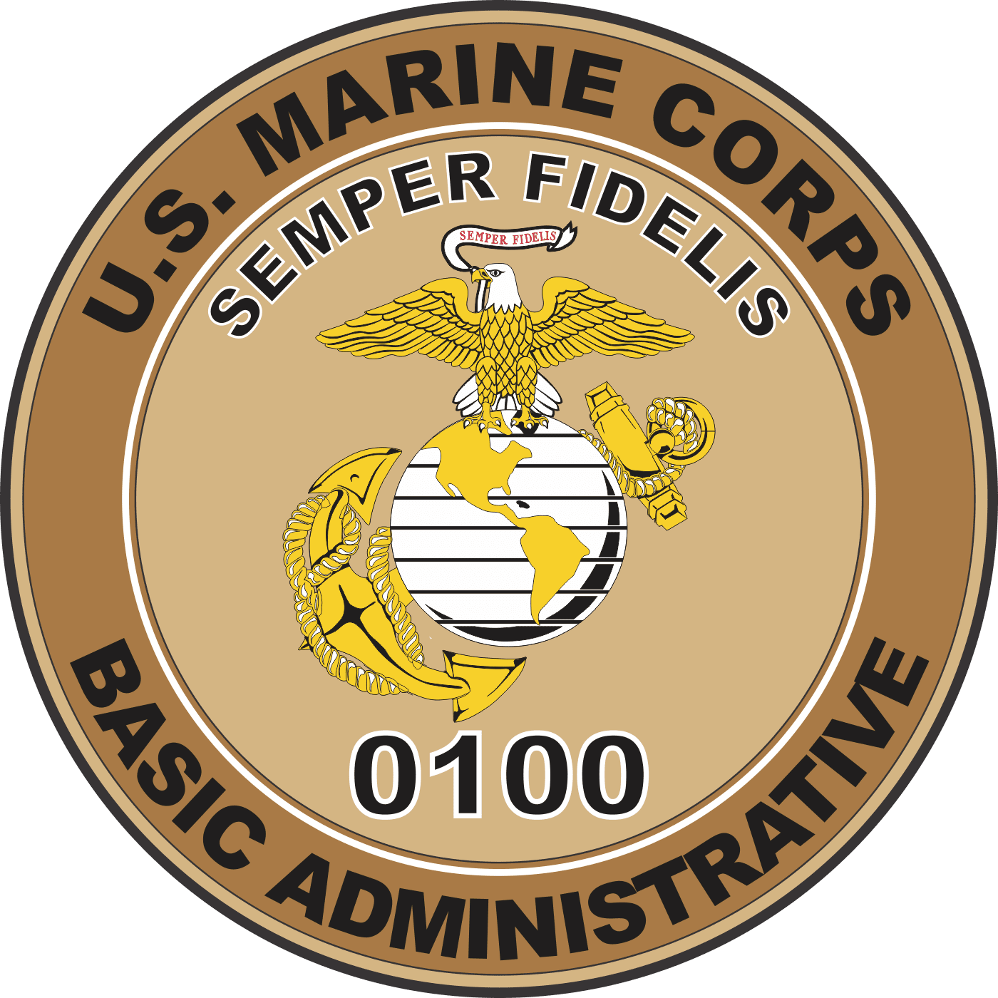 Custom U.S. Marine Corps MOS Decal