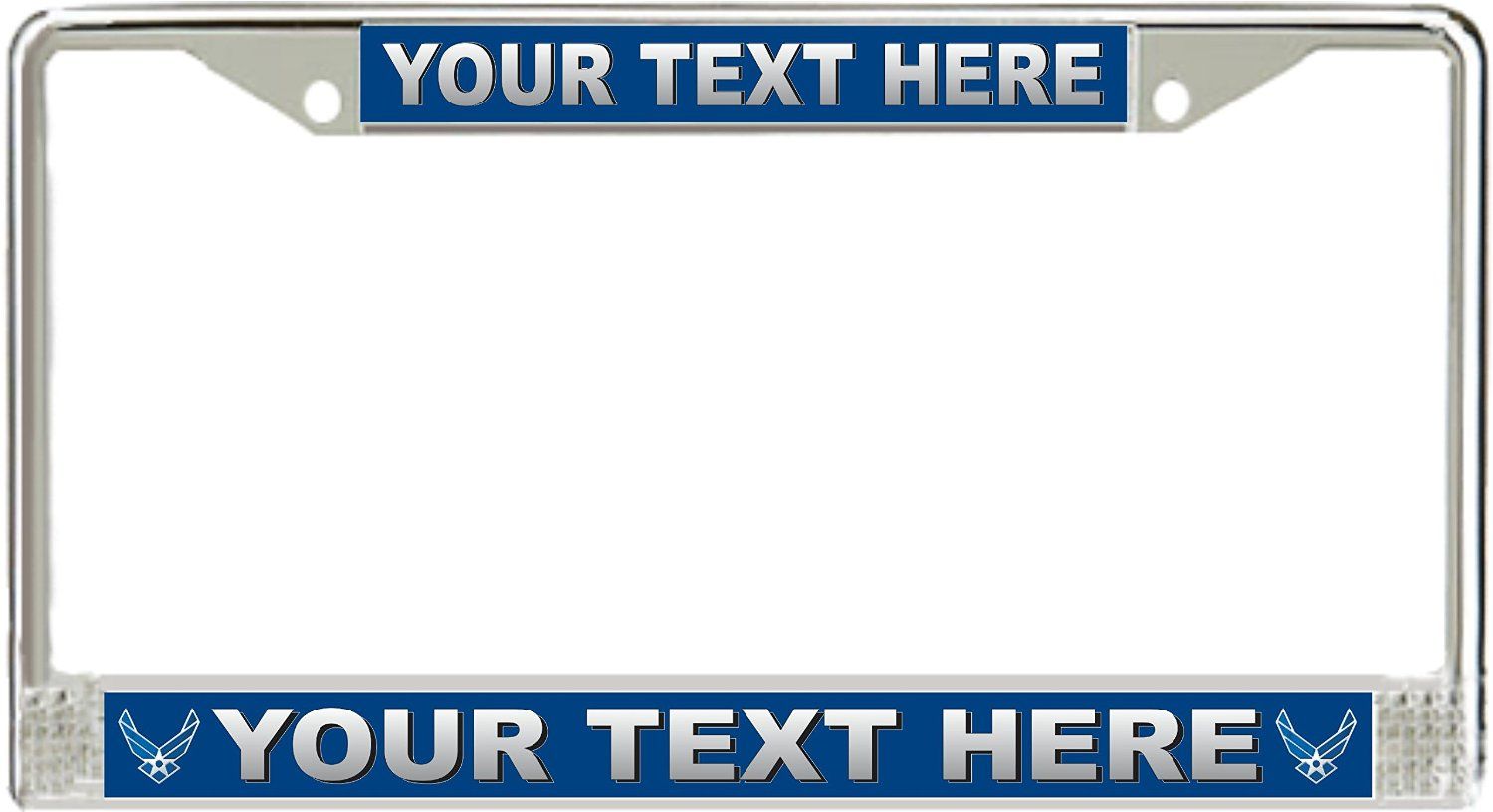Custom U.S. Air Force License Plate Frame