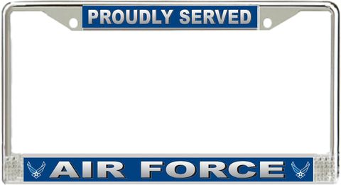 Custom U.S. Air Force License Plate Frame