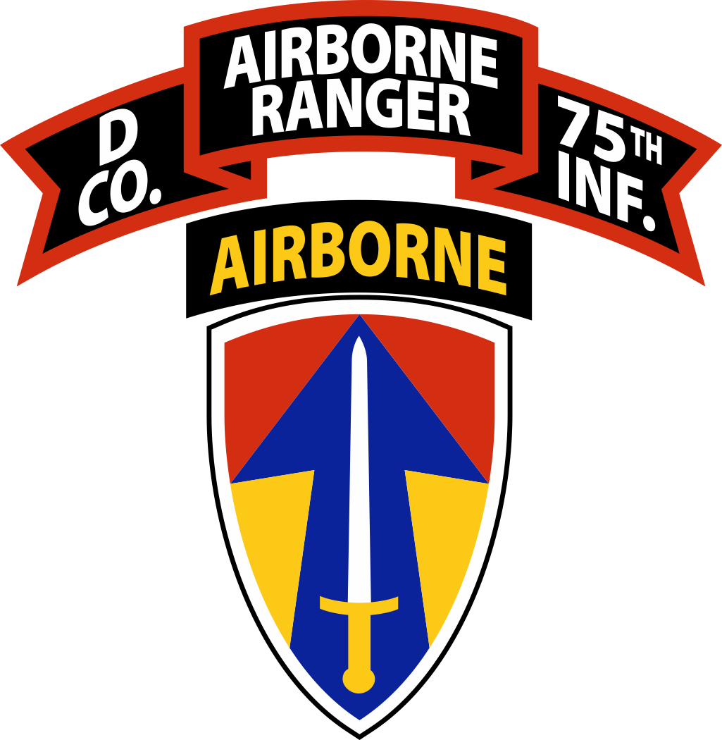 D Company (RANGER), 75th Infantry (AIRBORNE), 2nd Field Force Decal