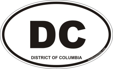 District of Columbia/ Washington D.C. Decal Sticker