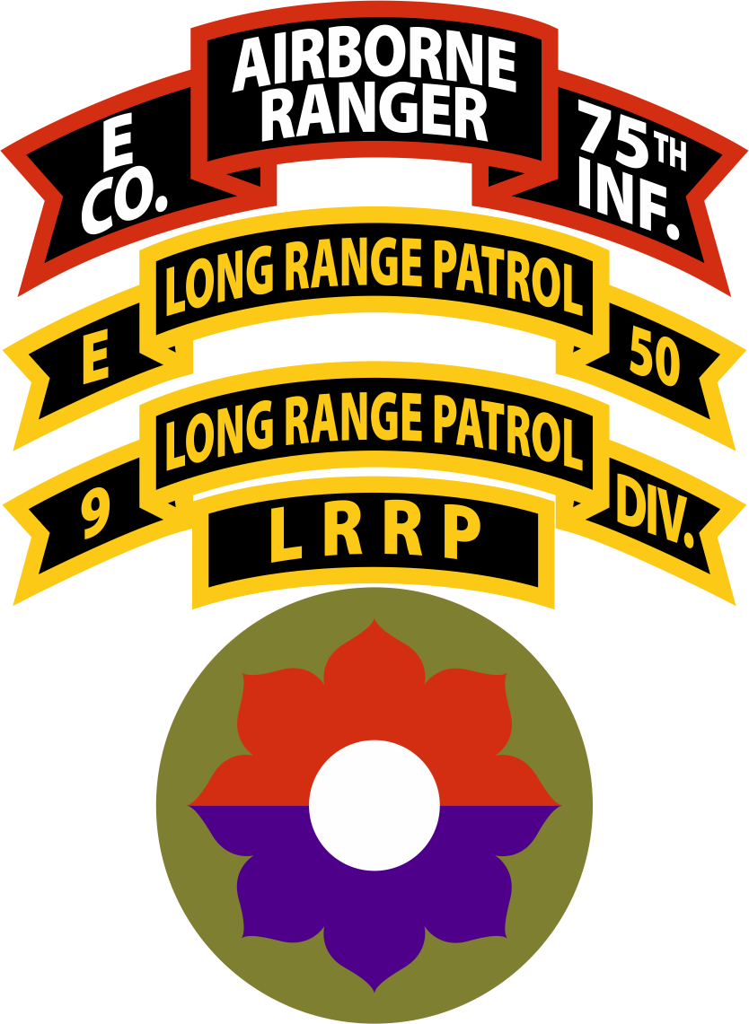 E Company (RANGER), 75th Infantry (AIRBORNE), 9th Infantry Division Decal