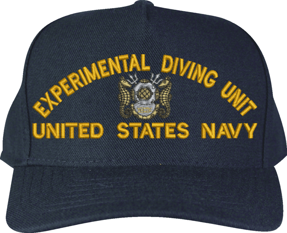 Experimental Diving Unit Custom Embroidered Cap