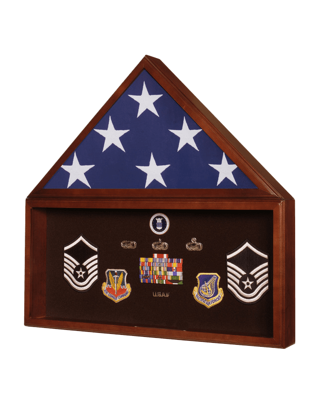 Flag and Memorabilia Display Case