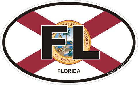 Florida State Decal Sticker