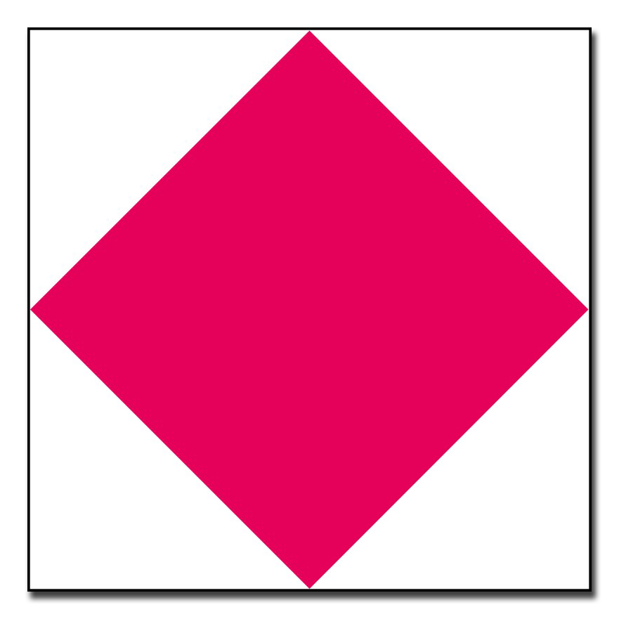 Foxtrot Signal Flag Sticker Decal