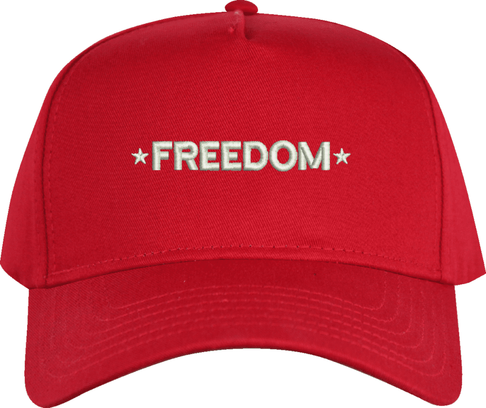 Freedom Embroidered Cap
