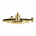 Gold Submarine Deterrent Patrol Pin