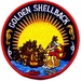 GOLDEN SHELLBACK 4 1/4" MILITARY PATCH