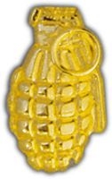 Grenade Lapel Pin