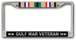 Gulf War License Plate Frame