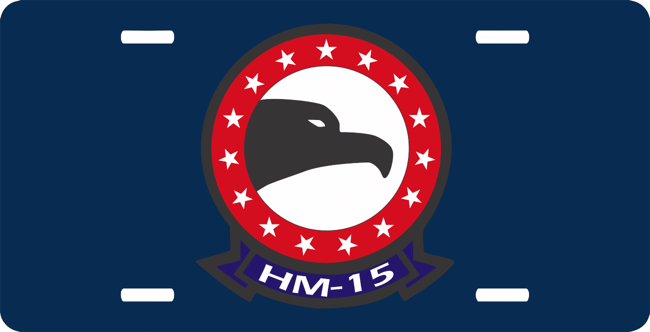 HM-15 Blackhawks License Plate