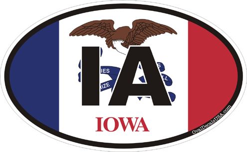 Iowa Decal Sticker