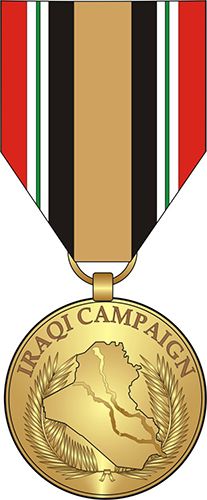 Iraq Campaign Medal Sticker Decal