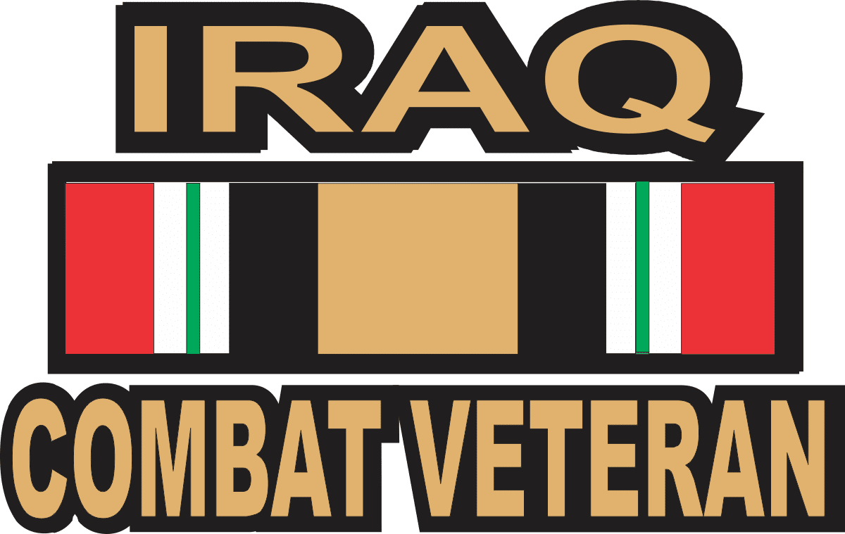 Iraq Combat Veteran Decal