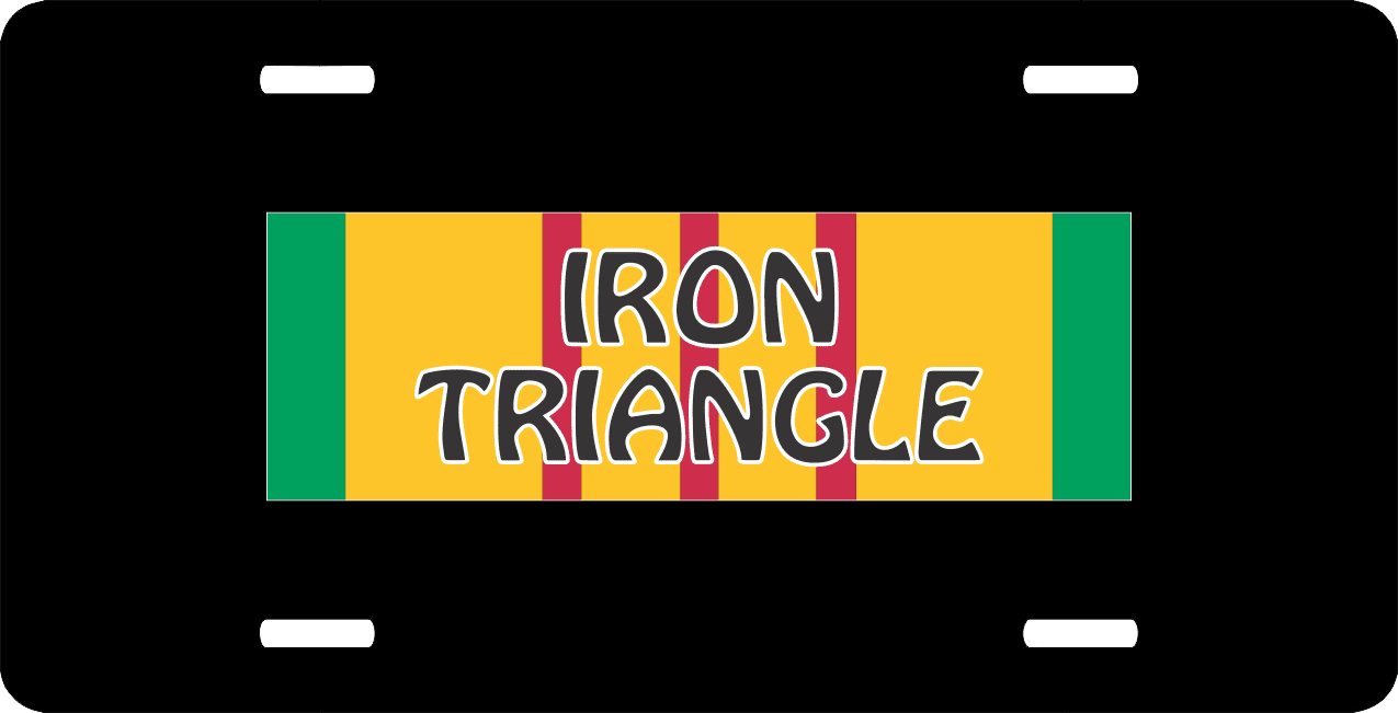 Iron Triangle Vietnam License Plate