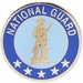 LARGE ARMY NATIONAL GUARD MILITARY LAPEL PIN