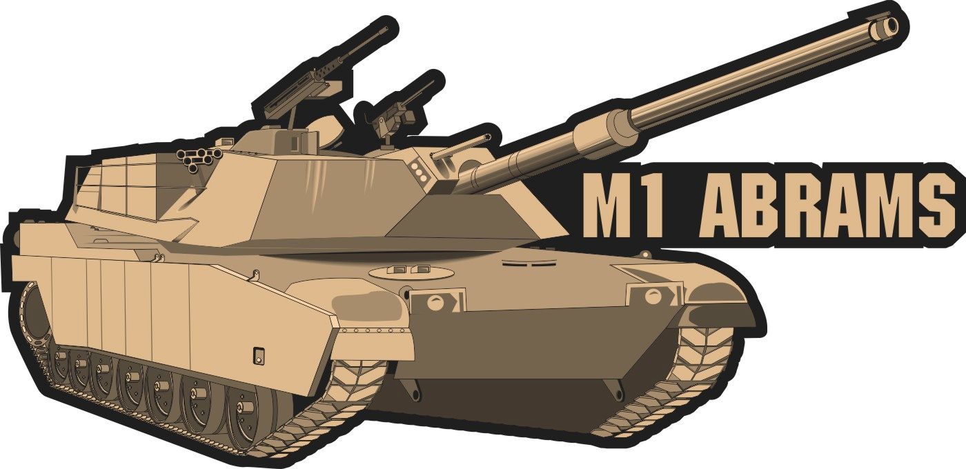 M1 Abrams Tank Decal