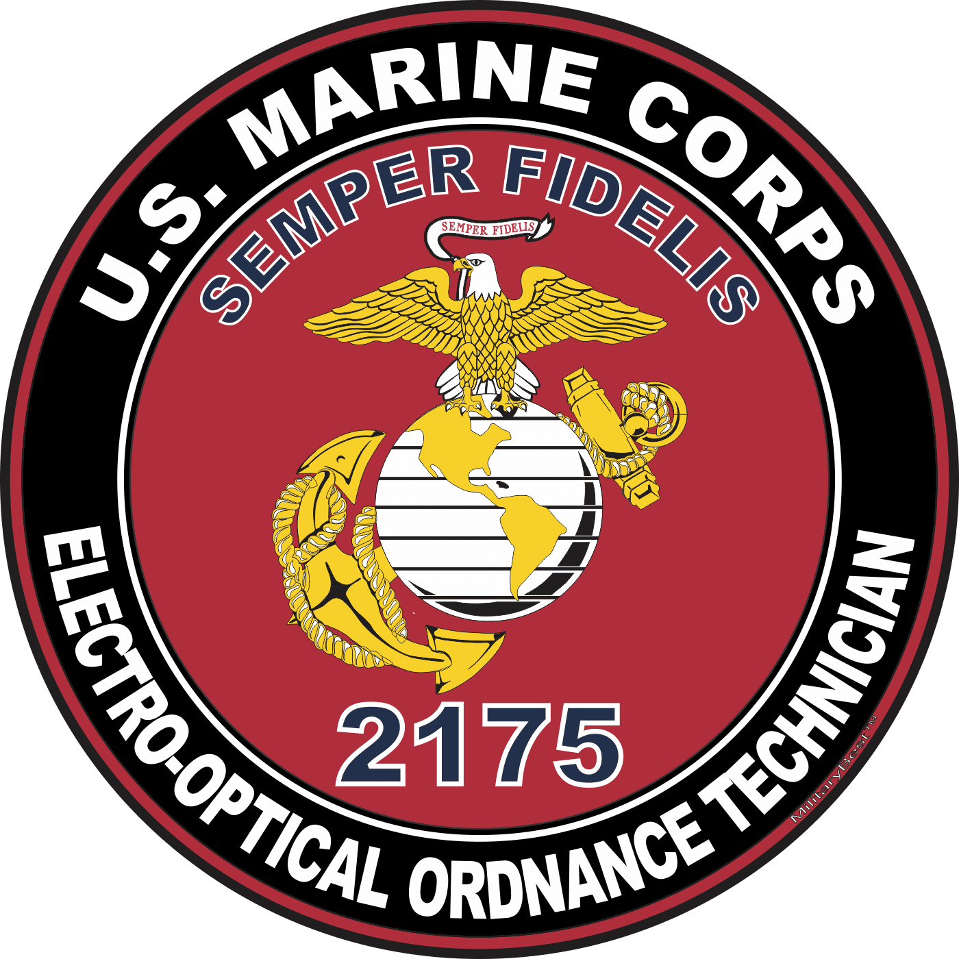 U.S.M.C. MOS 2175 Electro-Optical Ordnance Technician Decal