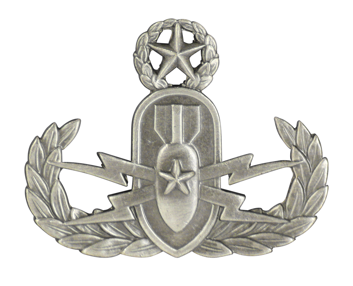 Master Explosive Ordnance Disposal Badge - Oxidized Finish
