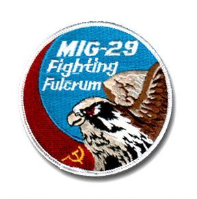 MIG-29 Fighting Fulcrum 4" Military Patch
