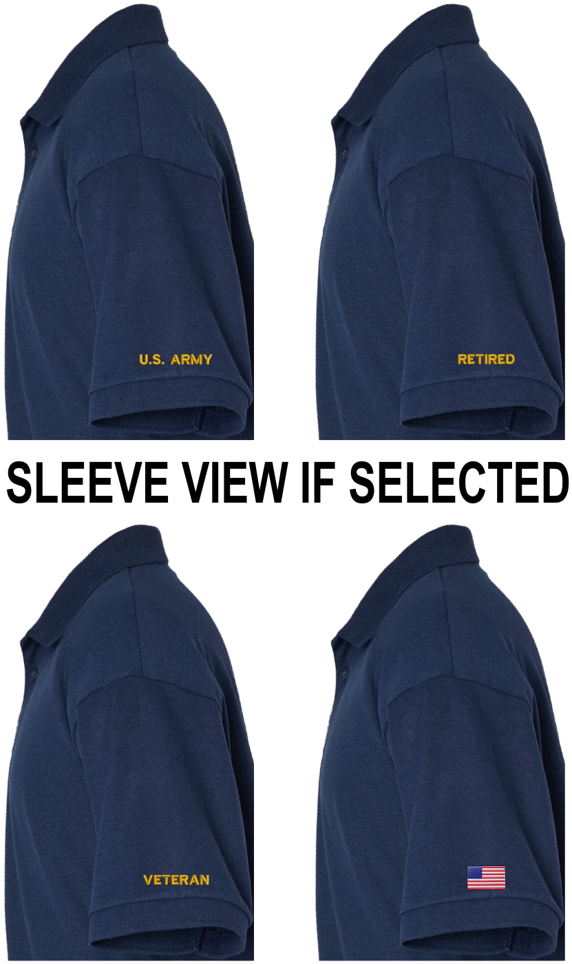 Military Police Corps Embroidered Polo Shirt