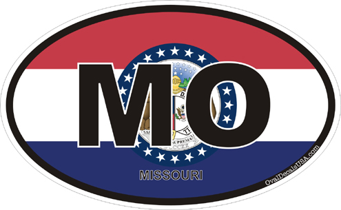 Missouri State Decals Stickers