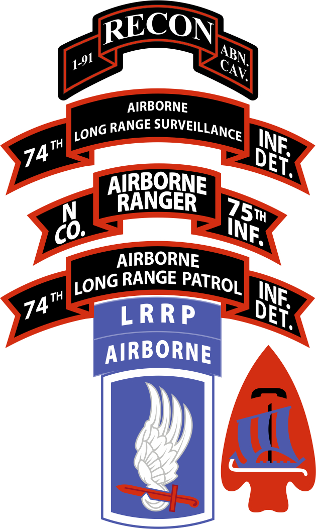 N Company (RANGER), 75th Infantry (AIRBORNE), 173rd Airborne Brigade Decal
