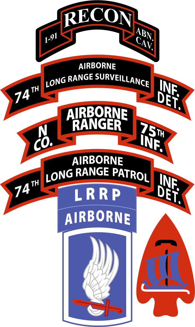 N Company (RANGER), 75th Infantry (AIRBORNE), 173rd Airborne Brigade Decal