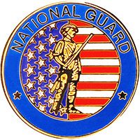 ARMY NATIONAL GUARD MILITARY LAPEL PIN