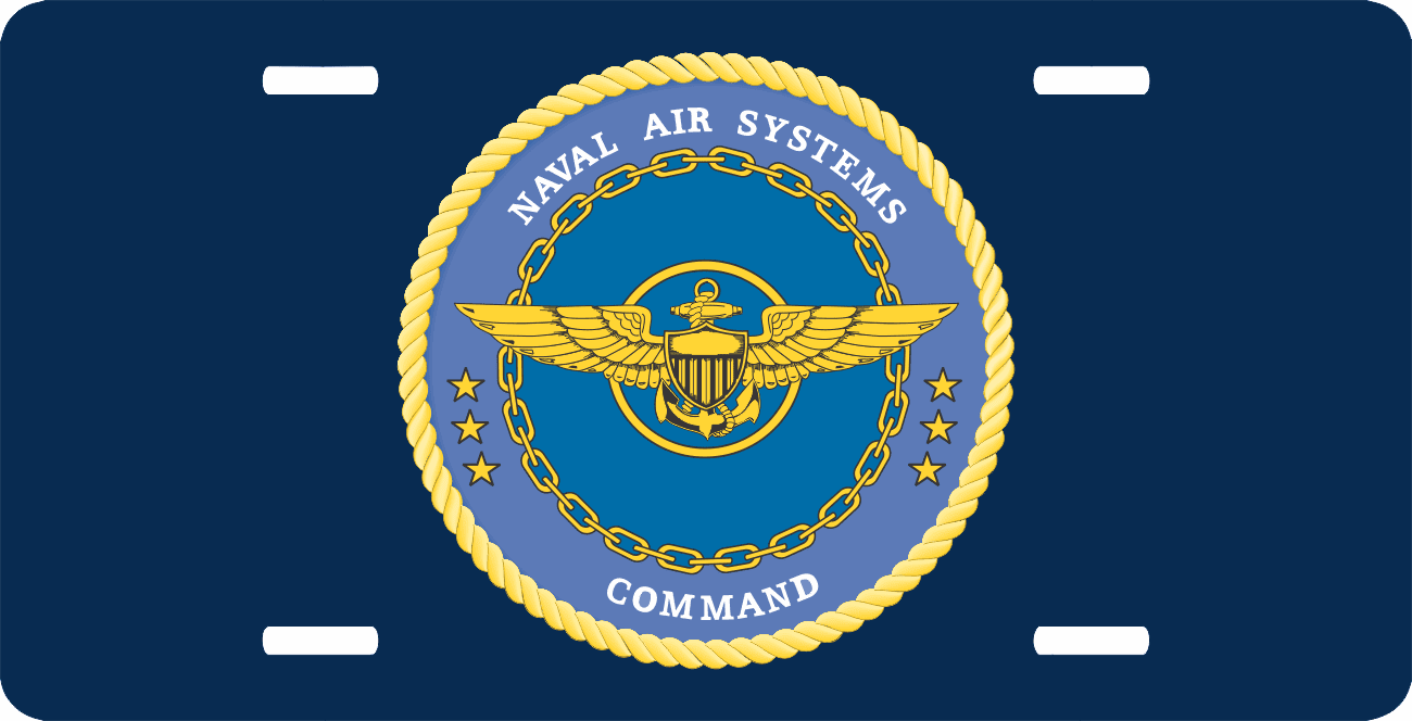 Naval Air Systems Command License Plate