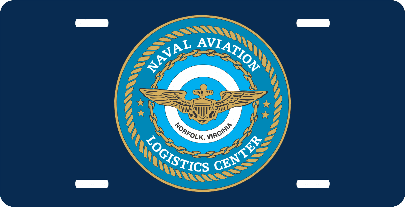 Naval Aviation Logistics Norfolk Center License Plate