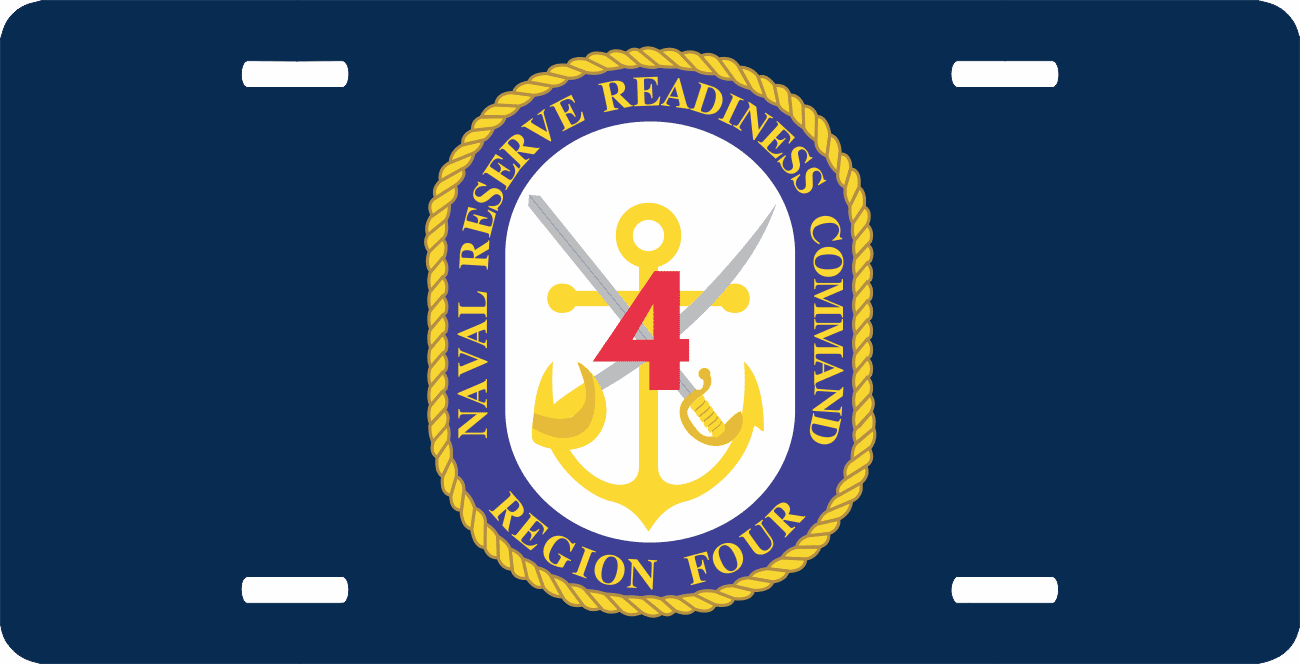 Naval Reserve Readiness Command License Plate
