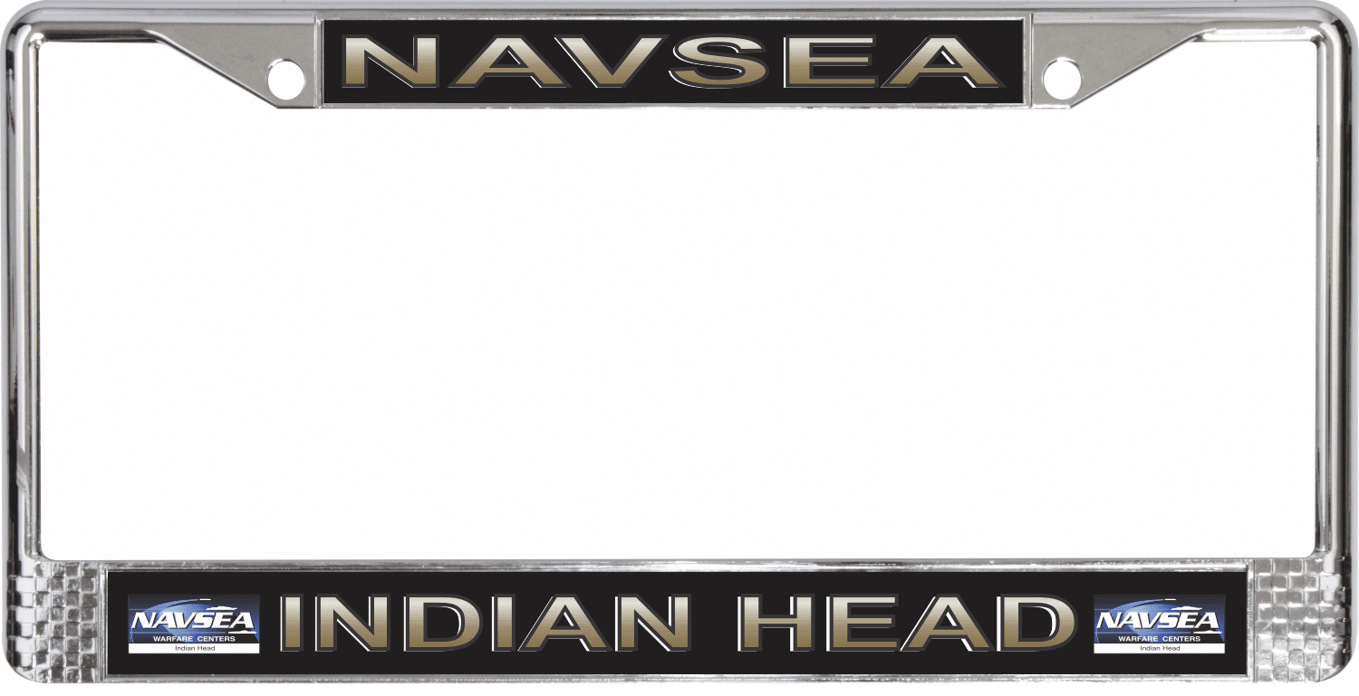 NAVSEA - Indian Head - License Plate Frame