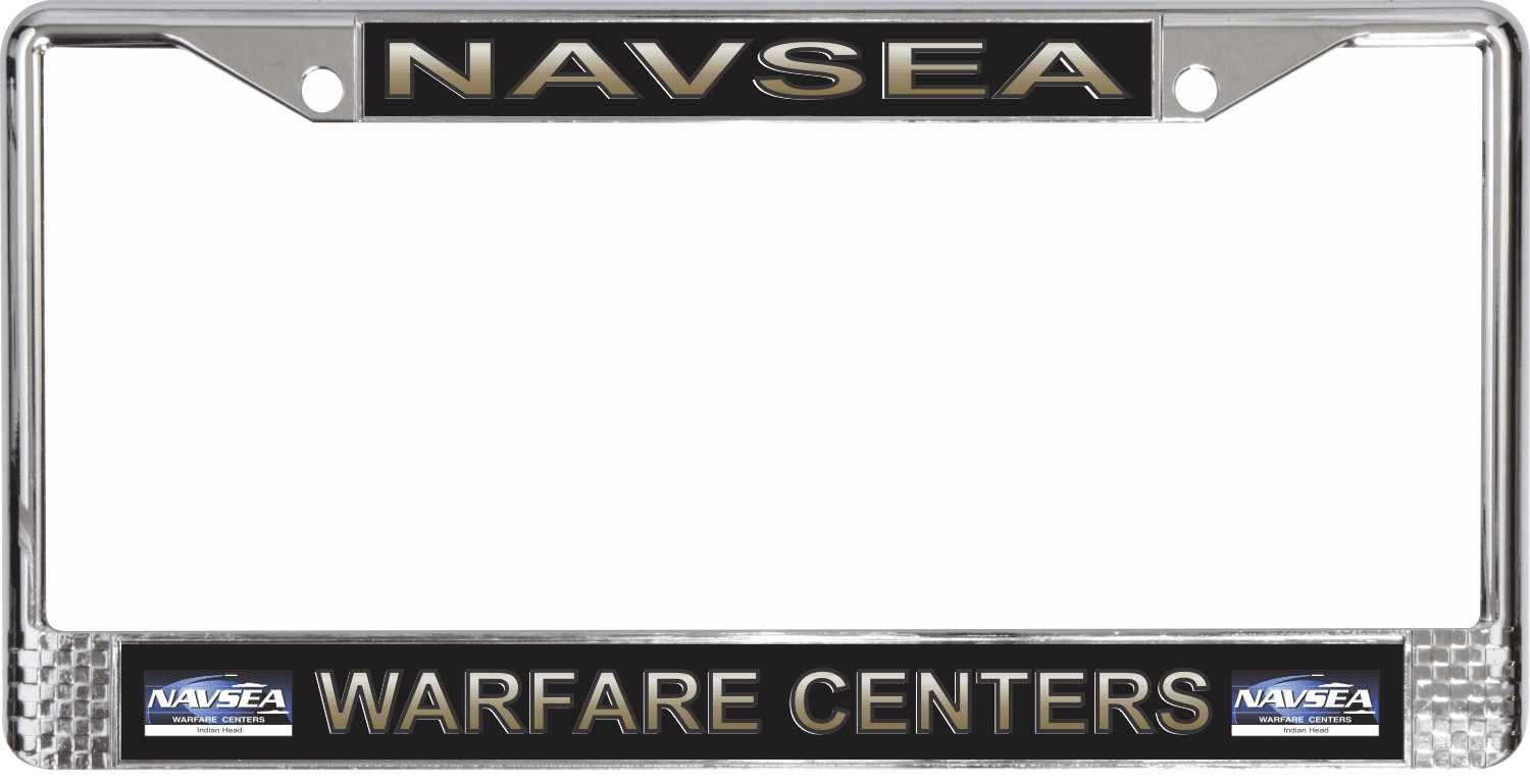 NAVSEA - Warfare Centers - License Plate Frame