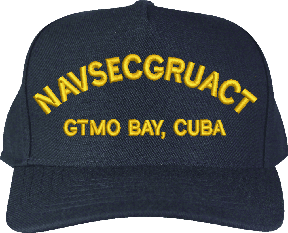NAVSECGRUACT GTMO Bay, Cuba Custom Embroidered Cap