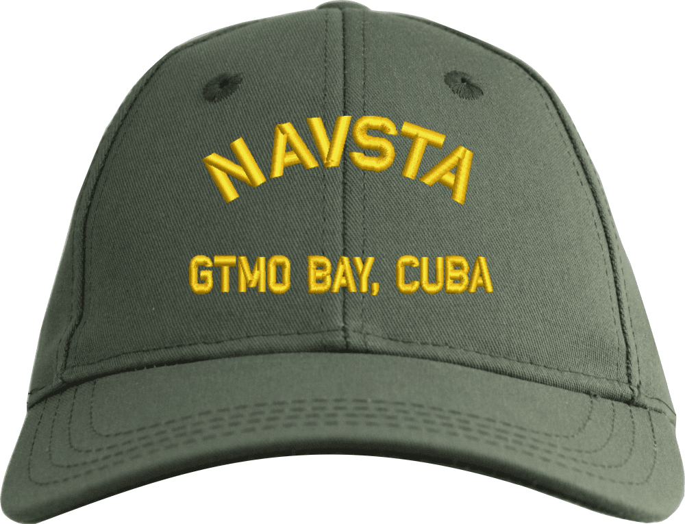 NAVSTA GTMO Bay, Cuba Custom Embroidered Cap