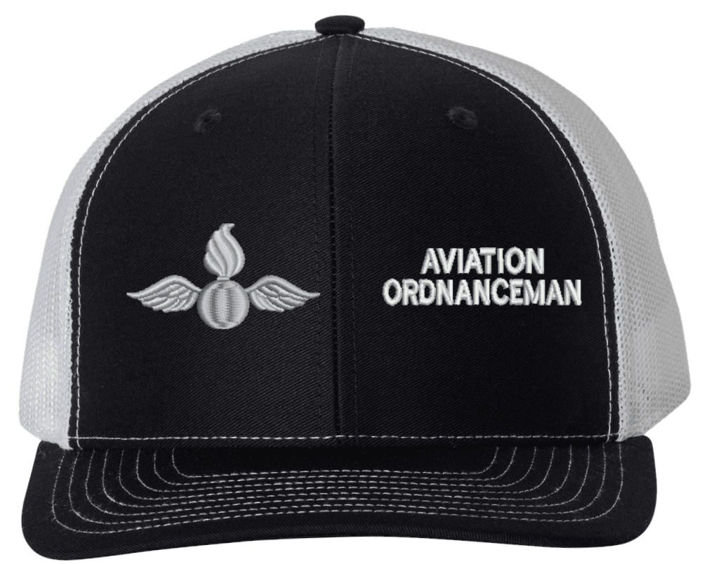 Navy Aviation Ordnanceman (AO) Rating USA Mesh-Back Cap