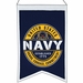 Navy Badge Banner