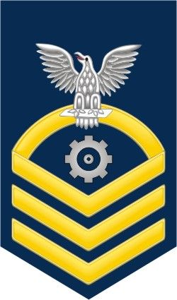 Navy Chief Gold E-7 Engineman EN Decal Sticker