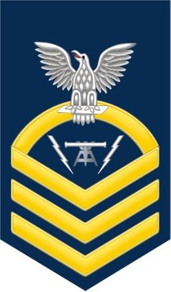 Navy Chief Gold E-7 Fire Controlman FC Decal Sticker